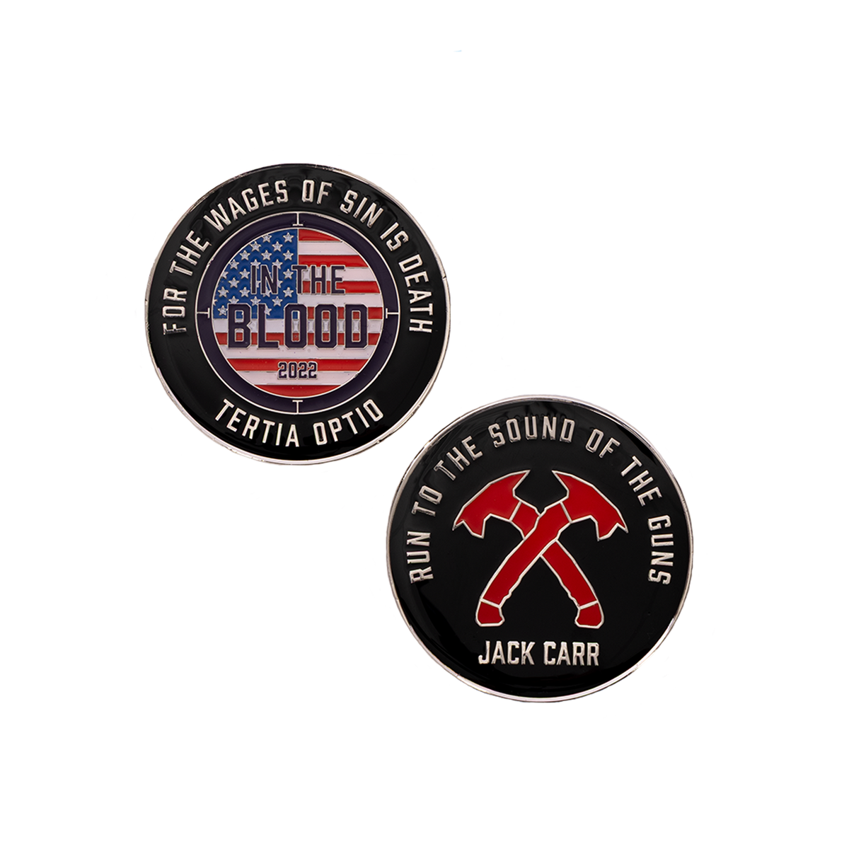 In The Blood Challenge Coin